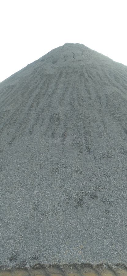A Pile of Rock Ash that Looks Like a High Mountain Stock Photo - Image ...