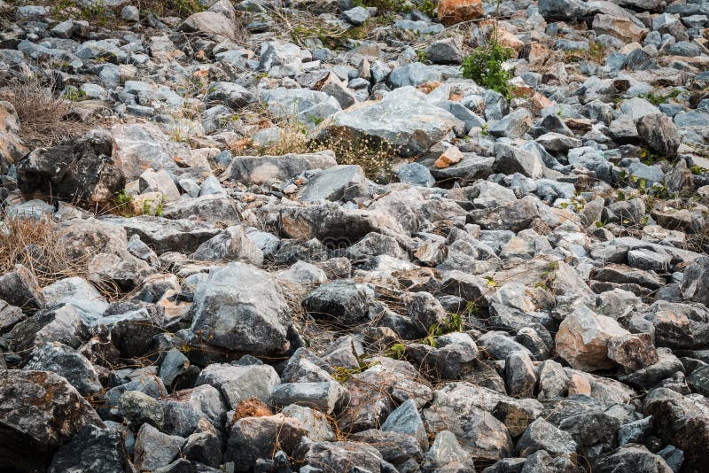 Pile of Rocks Boulders stock image. Image of stone, heap - 56305753