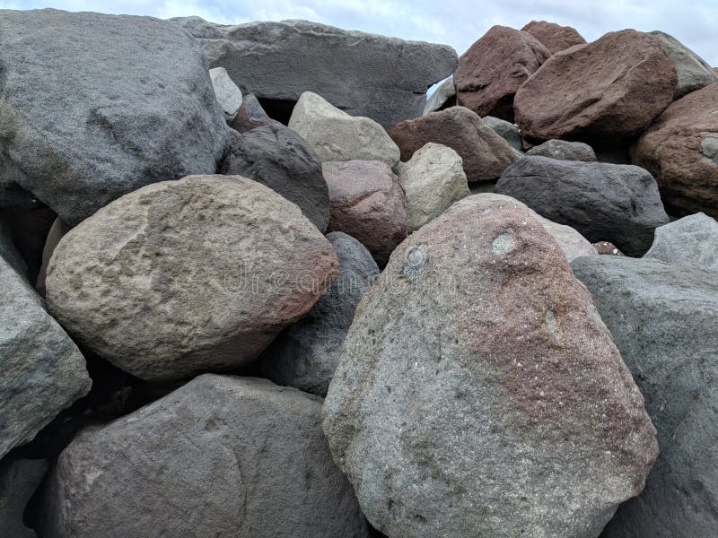 Pile of rocks stock photo. Image of pebble, stack, grey - 11458620