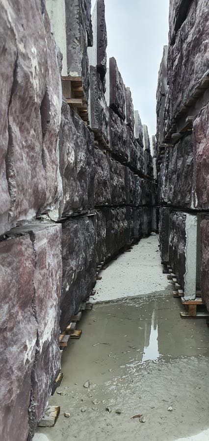 Pile of artificial stones stock image. Image of means - 264602571