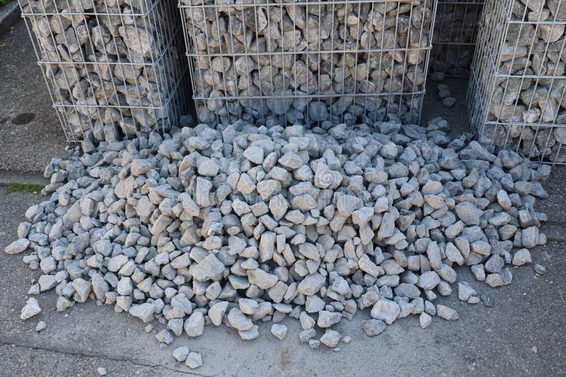 A Pile of Rocks is Sitting on the Ground Stock Image - Image of closeup ...