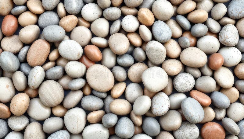 Pile of Rocks with Some Brown and White Ones Stock Photo - Image of ...