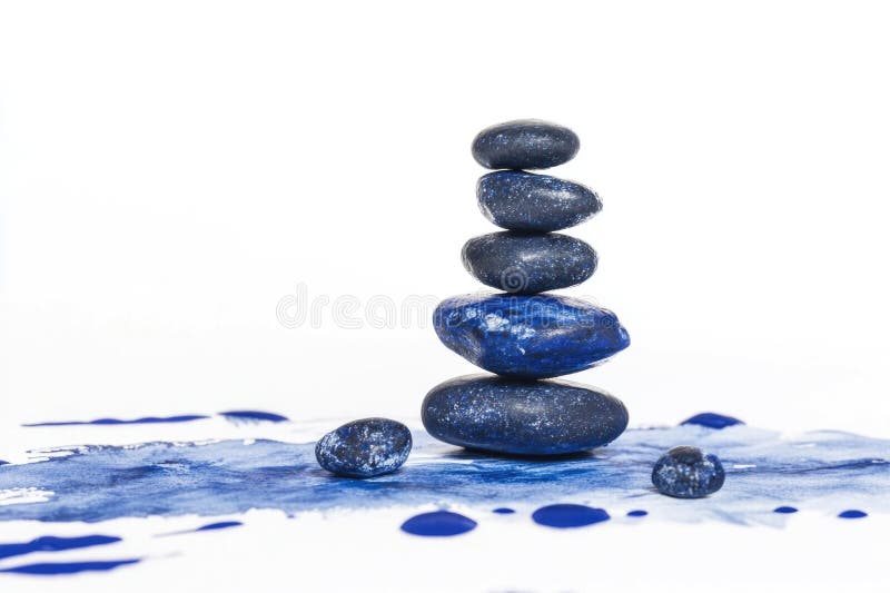 A Pile of Rocks Stacked on Top of Each Other, Natural Formation Stock ...
