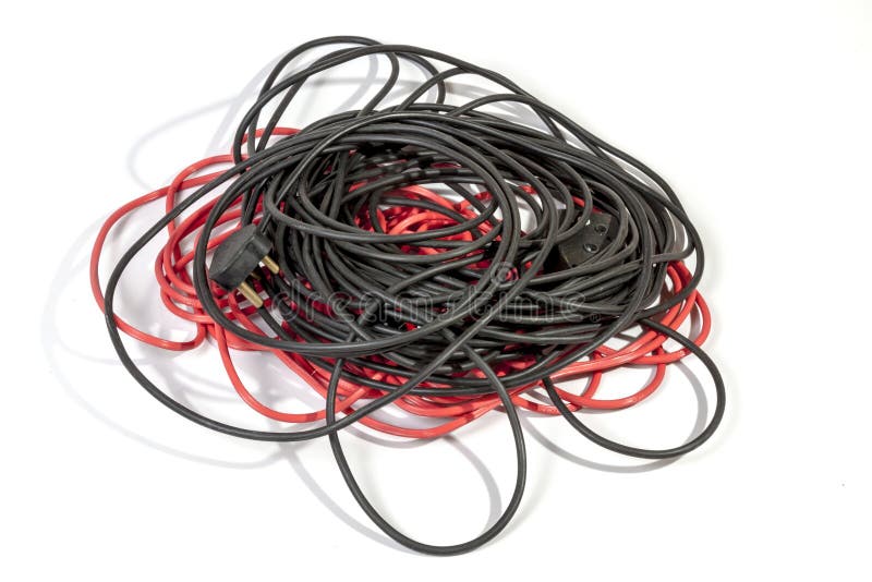 Untidy Cables from the Back of Many Servers Stock Image - Image of port ...