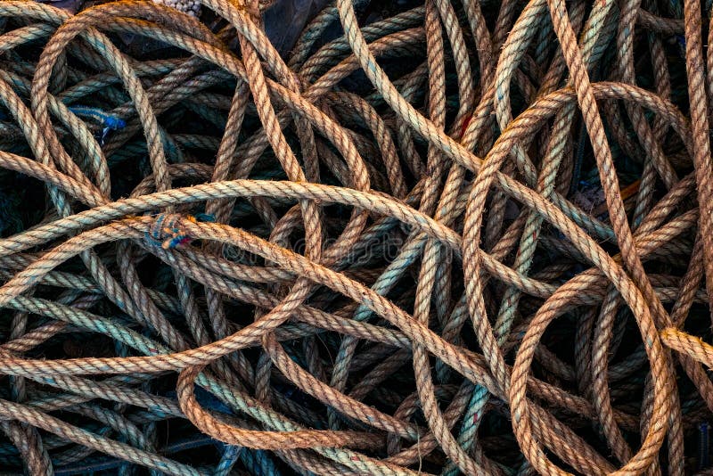 Pile of rope stock image. Image of bond, rope, strong - 111622651