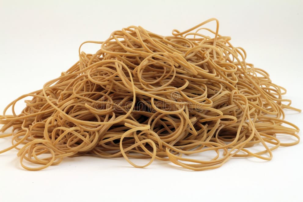Pile of Rubber Bands stock image. Image of bands, office - 98276729