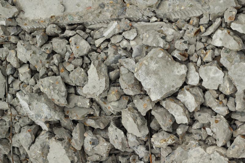 Rubble Concrete Wall Background Stock Image - Image of background ...