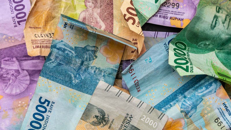 Stack of Rupiah Banknotes As Background Stock Photo - Image of macro ...
