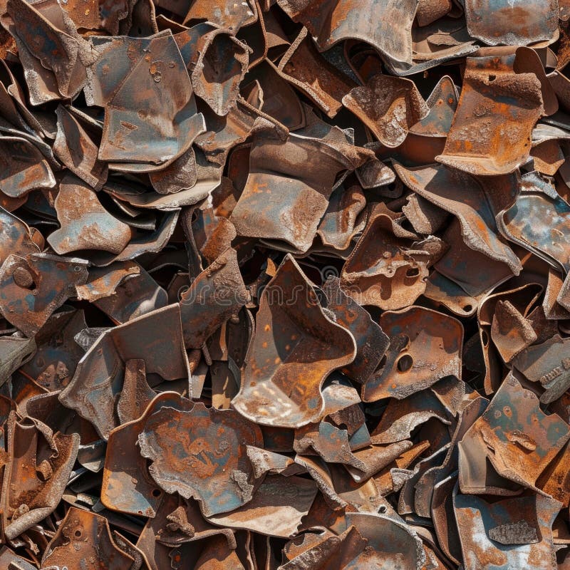 A Pile of Rusted Metal Pieces, Suitable for Industrial Concepts Stock ...