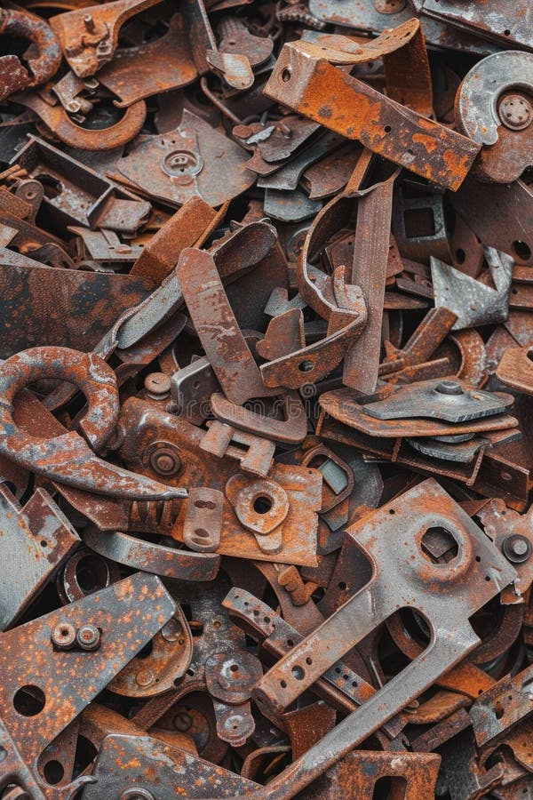 A Pile of Rusty Tools Stacked on Top of Each Other. Suitable for ...