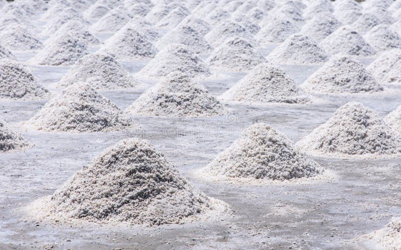 Salt pan in Thailand stock photo. Image of water, soil - 146934554