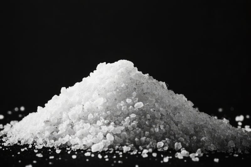A Pile of Salt Sitting on a Table Stock Photo - Image of home ...