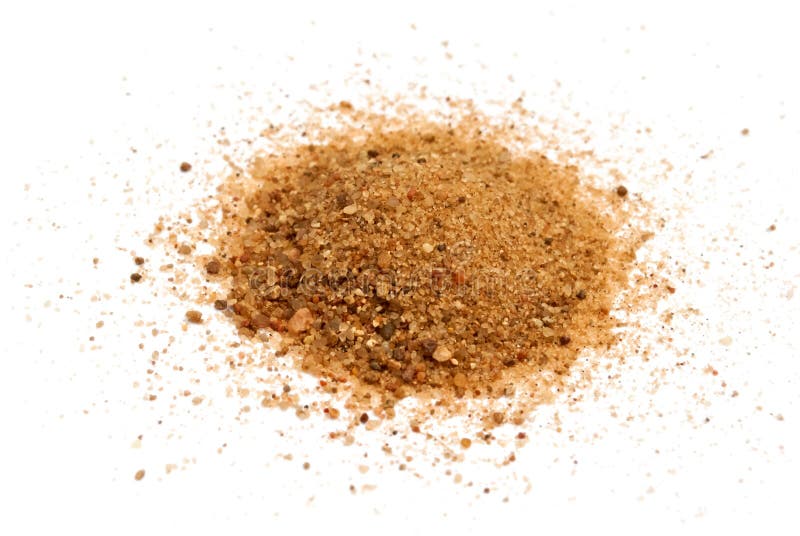 Pile of sand stock photo. Image of handful, isolated - 17935868