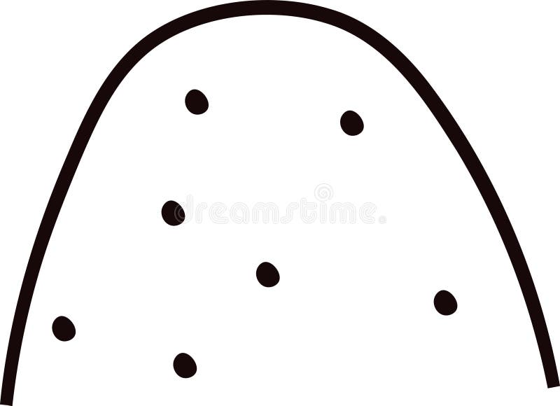 Pile of Sand Doodle stock vector. Illustration of draw - 322546046