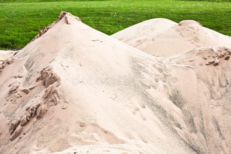 Pile of sand stock image. Image of nature, range, mound - 31835583