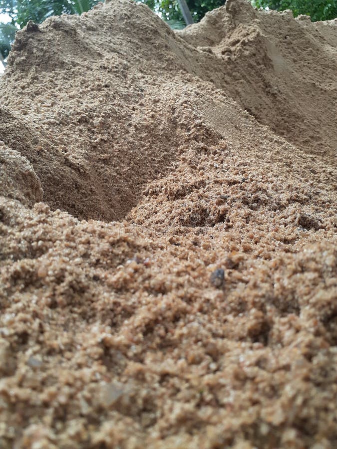 Pile of Sand Under Sun Light Stock Image - Image of light, sand: 222757801