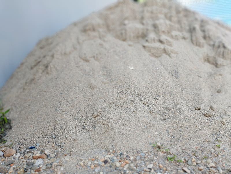 Pile Sand Used Make Building Stock Photos - Free & Royalty-Free Stock ...