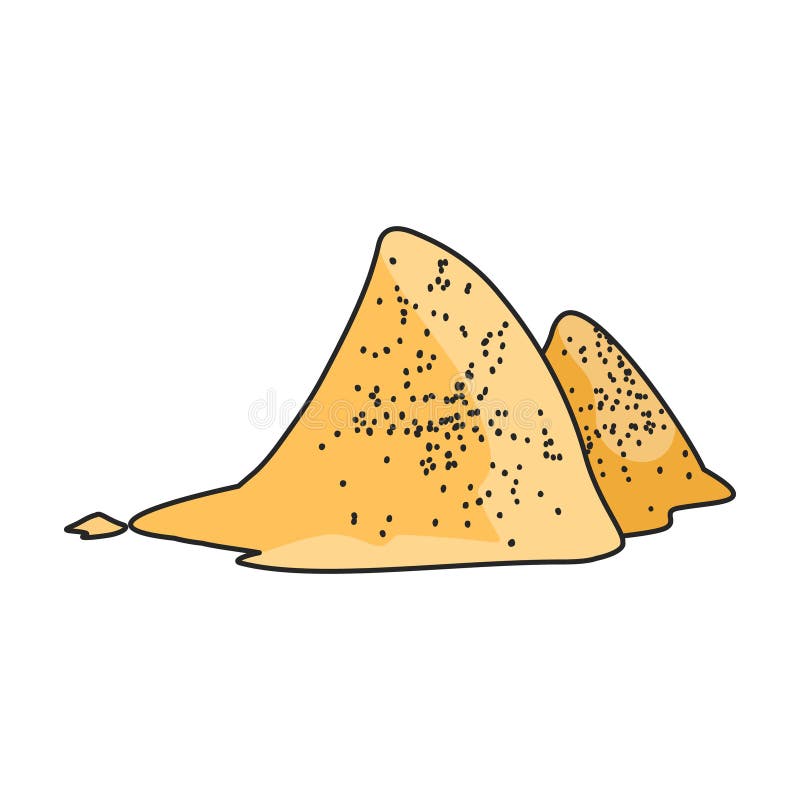 Pile of Sand Vector Outline Set Icon. Vector Illustration Sandy Mound ...