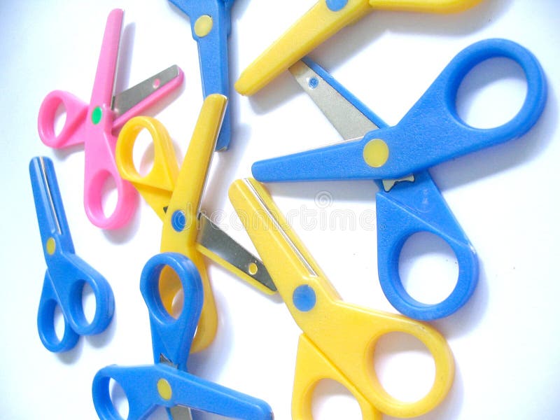 Odd one out (pink) stock image. Image of scissors, stationery - 376967