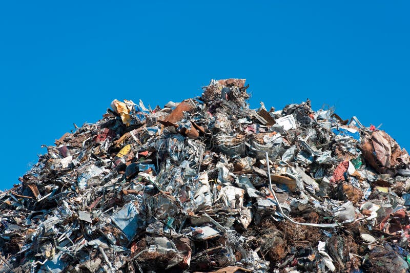 Scrap and junk pile stock image. Image of metal, consumption - 9418487