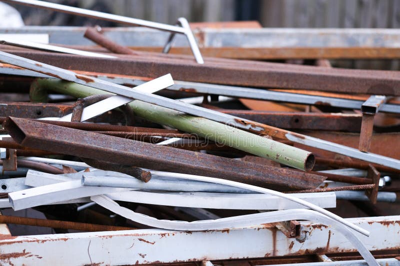 Scrap metal stock photo. Image of garbage, environment - 358812708