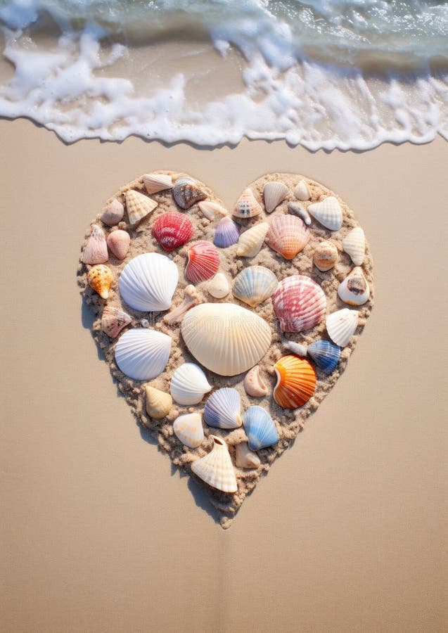 A pile of sea shells stock illustration. Illustration of coastal ...