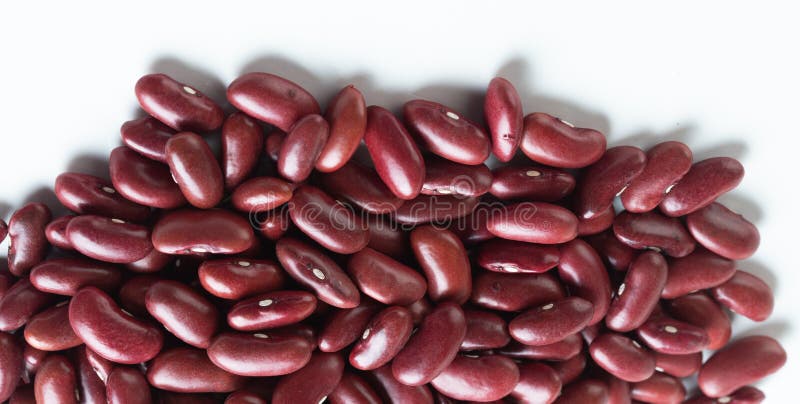 Pile Set of Red Bean, Red Grain Beans Pouring Down Abstract Cloud Group ...