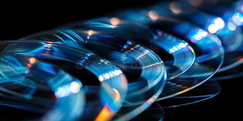 Pile of Shiny Compact Discs Stock Image - Image of shiny, technology ...