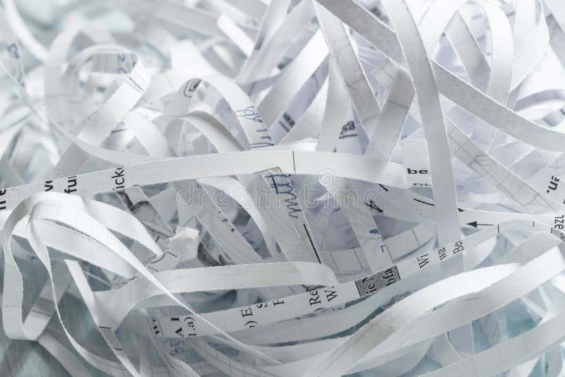 Shred Pile stock photo. Image of security, information - 26731664