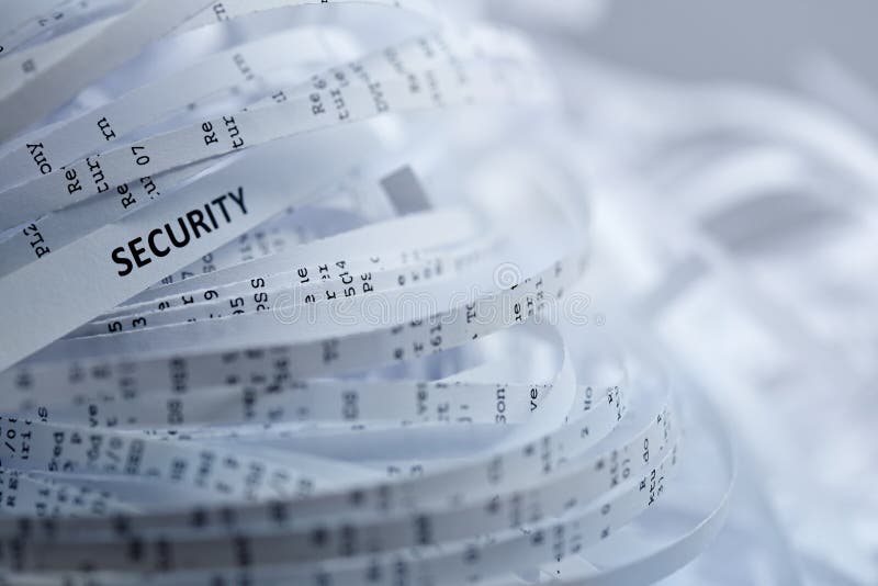 Pile of Shredded Paper - Security Stock Image - Image of confidential ...