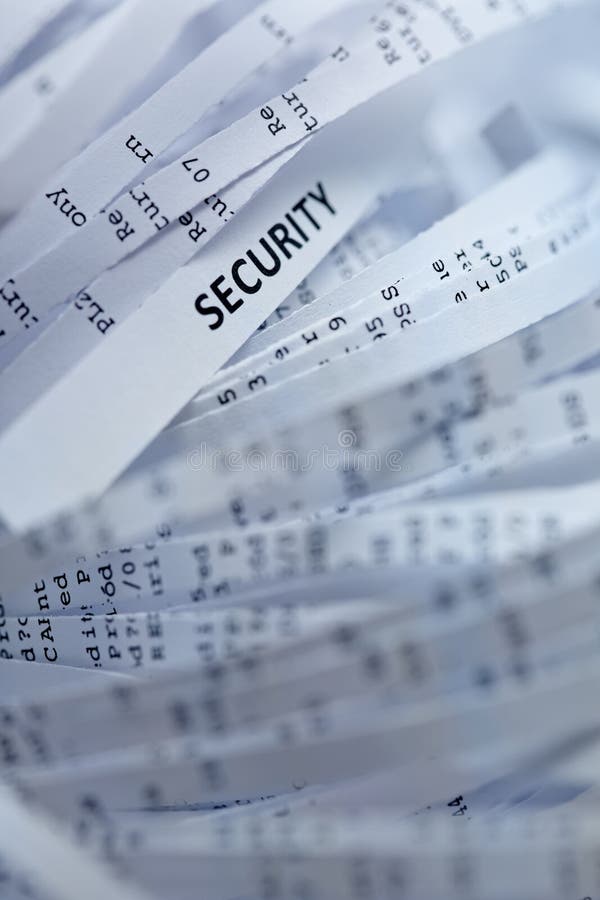 Pile of Shredded Paper - Security Stock Photo - Image of selective ...