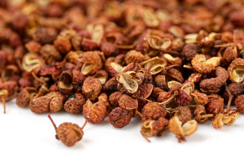 Pile of Sichuan Chinese Pepper, Macro Stock Image - Image of gourmet ...