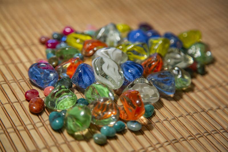 A Pile of Small Colorful Stones Stock Image - Image of random, colorful ...