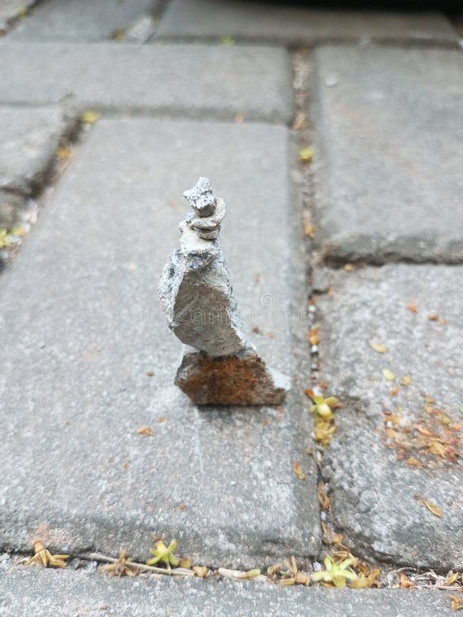 A Pile of Small Stone that I Made Myself Stock Photo - Image of stone ...