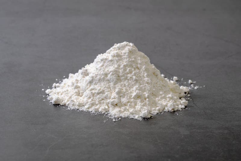 The Pile of Soft Wheat Flour Stock Photo - Image of breakfast, round ...