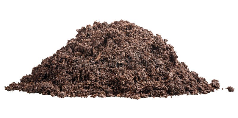 Pile of soil stock photo. Image of studio, planting, dark - 50684052