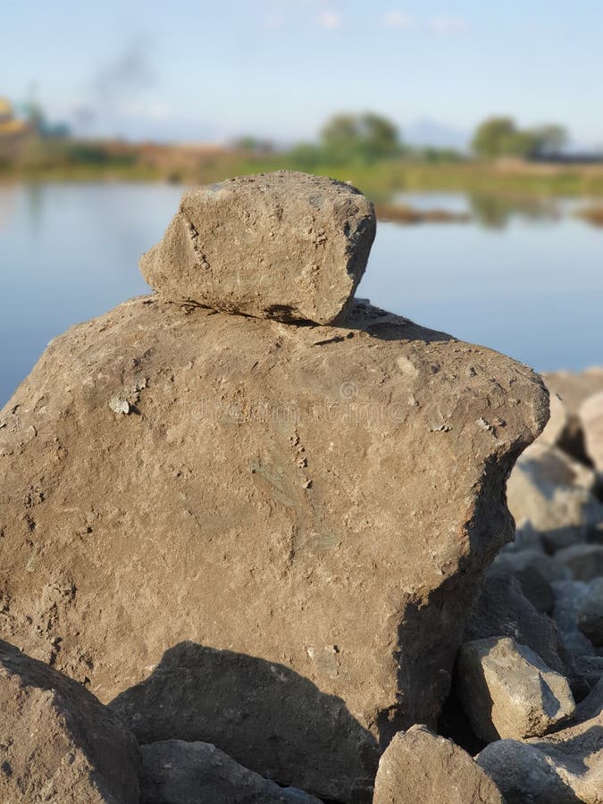 Pile of solid stone stock image. Image of branch, wood - 197519323