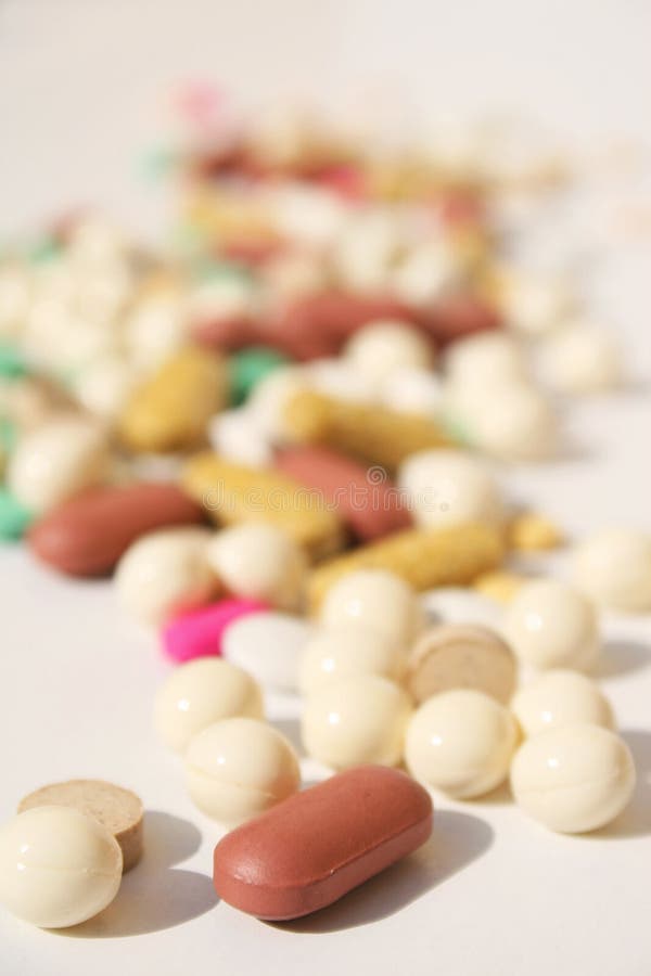 Pile Of Spilled Pills Picture. Image: 5857105