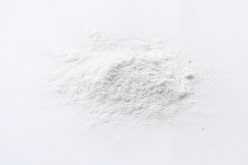 A Pile of Stabilizer Powder on a White Background Stock Image - Image ...