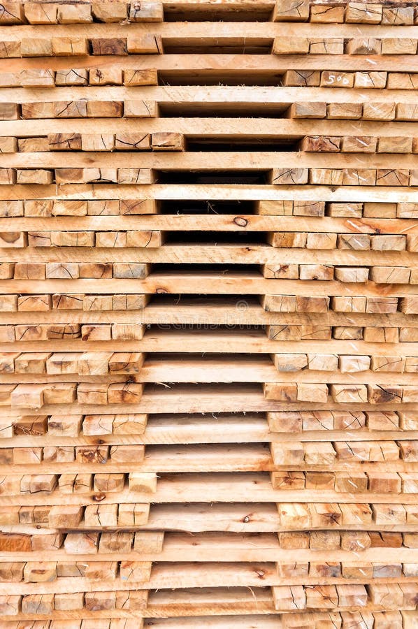 Pile of Stacked Rough Cut Lumber at a Sawmill Stock Image - Image of ...
