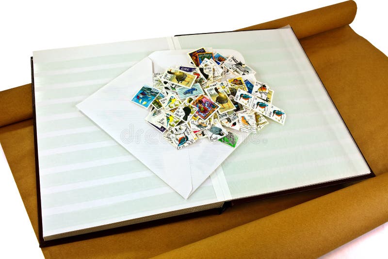 Vintage Irish stamps editorial stock image. Image of details - 28272274