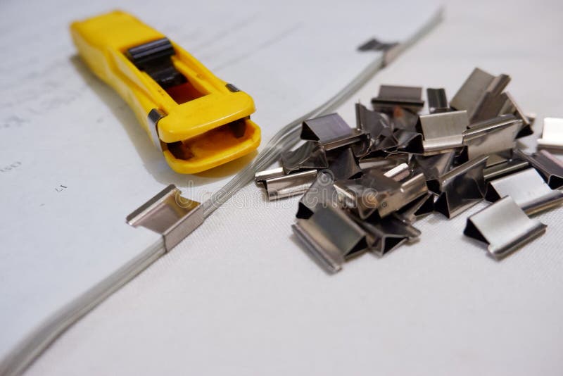 Binding clips and tool stock photo. Image of pile, documents - 189032686