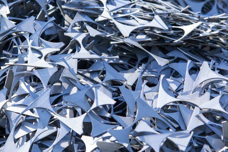 Pile of Steel Waste Prepared Stock Image - Image of metalwork, metal ...