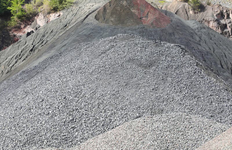 Pile of Stone from Open Pit Mine for Mining of Minerals and ...