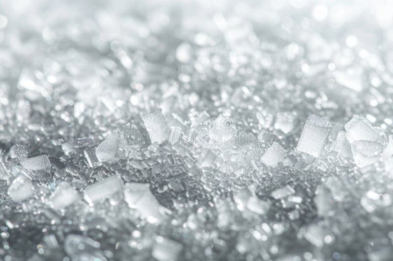A Pile of Sugar Crystals Arranged Neatly on a Table Surface Stock Image ...
