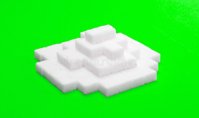 Pile of sugar cubes stock image. Image of abstract, design - 133543487
