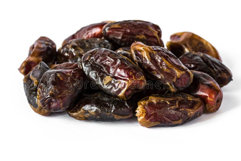Pile of Sweet Dates Isolated on White Stock Image - Image of gourmet ...