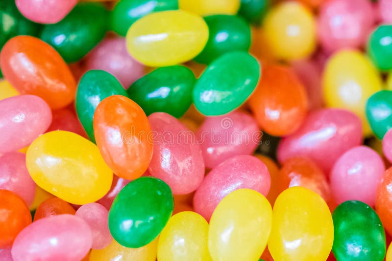 Pile of sweet jelly beans stock image. Image of colorful - 187597089