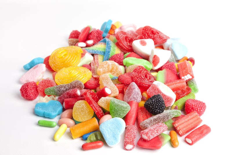 Pile of Candy stock image. Image of sweet, fruit, lollies - 62180567