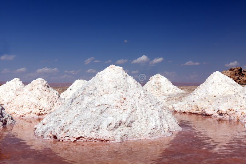 Pile of Table Salt To Natural Production Stock Photo - Image of factory ...
